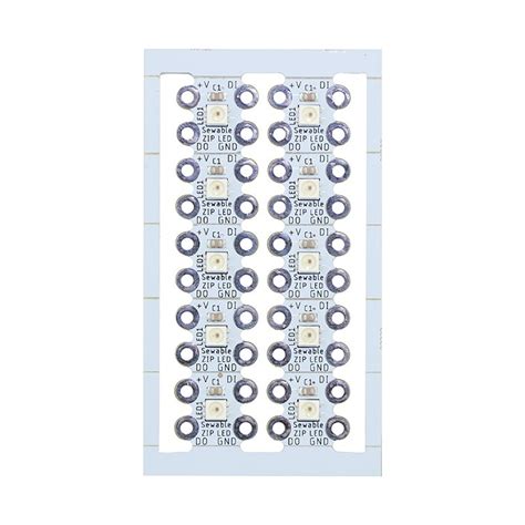 Kitronik Electro Fashion Sewable ZIP LED Pack Of Core Electronics Australia