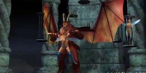 3d Big Boobs Teen Fucked By Flying Deamon On Tower