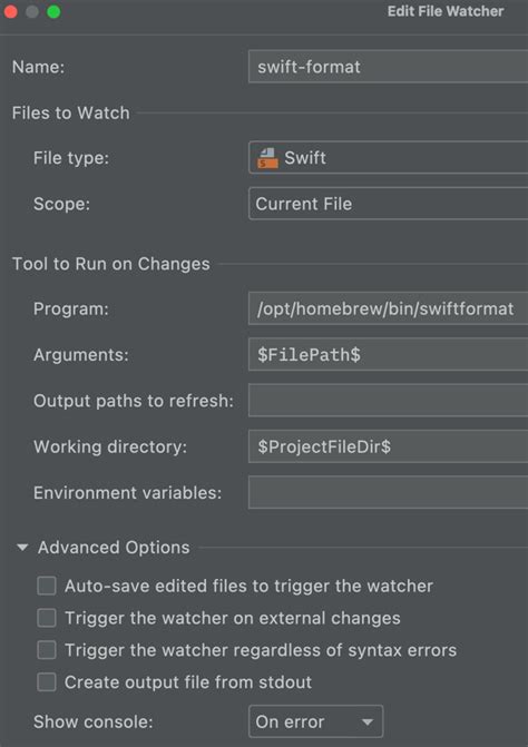 Swift Appcode Chaining Methods Indentation Does Not Match With Xcode