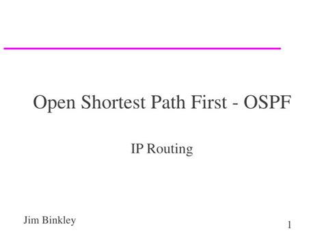 Ppt Open Shortest Path First Ospf Powerpoint Presentation Free