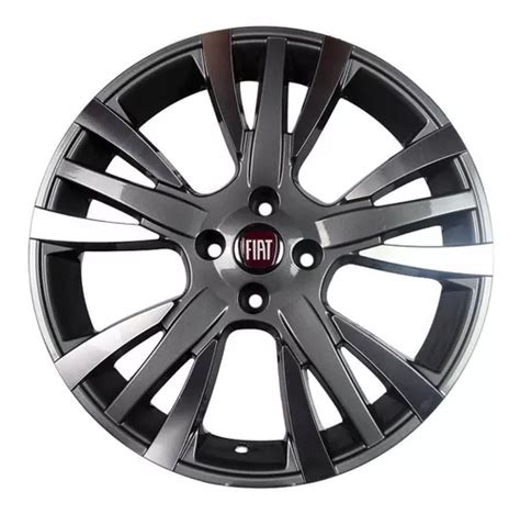 Roda Fiat Palio Sporting Grafite Aro X R Jogo Bico Parcelamento Sem Juros