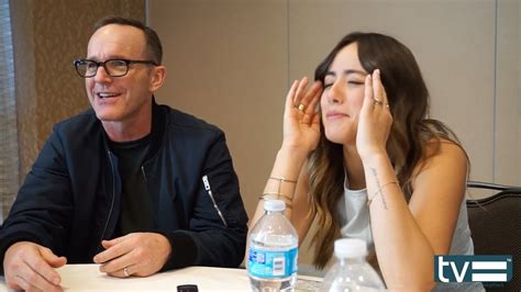 Clark Gregg And Chloe Bennet Agents Of Shield Season 5 Premiere