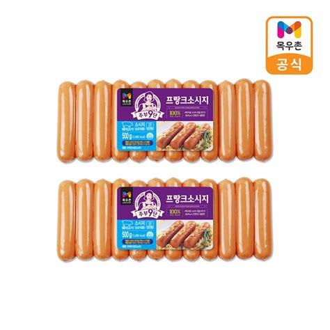 [목우촌] 주부9단 프랑크 소시지 500g X2개 이랜드몰