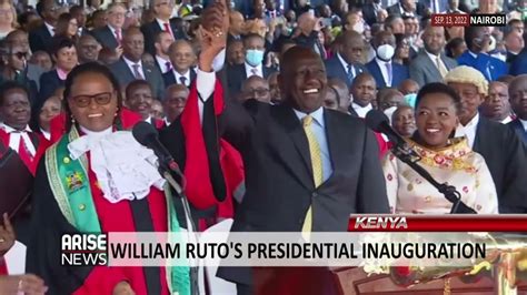 William Rutos Presidential Inauguration Youtube