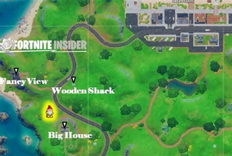 Fortnite Search Hidden Gnome Inbetween Fancy View A Wooden Shack And