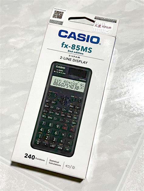 Casio Fx 85ms Scientific Calculator Hobbies And Toys Stationery And Craft