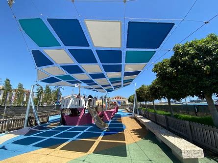 El Port Installa Veles Per Fer Ombra Als Parcs Infantils Del Moll De Costa DiariTots