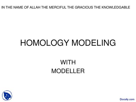 Humology Modeling Biogenetics And Computers Lecture Slides Docsity