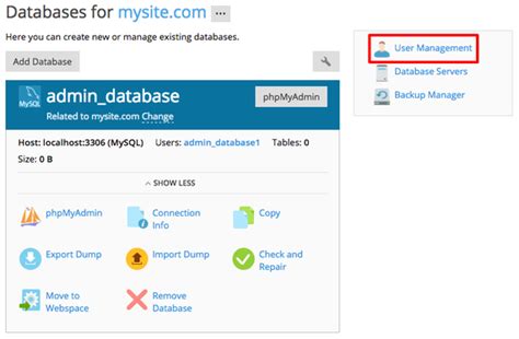 Creating A Database User In Plesk Liquid Web
