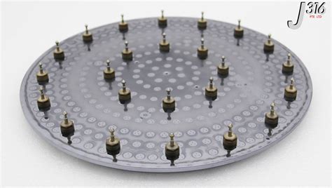 34536 Lam Research Esc Assy Electrode Inner Si W Stud Socket 716