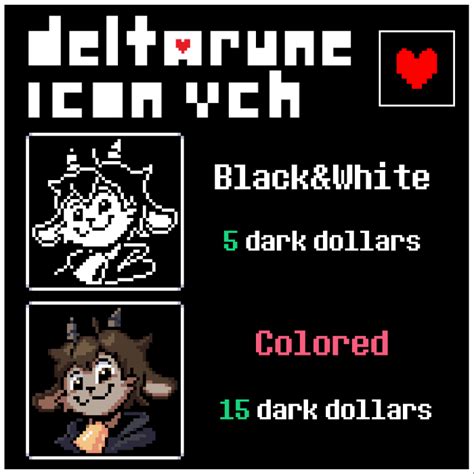 Deltarune Undertale Style Icon Ychmishes