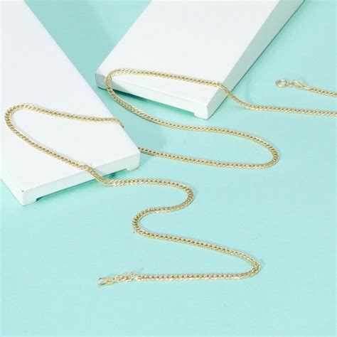 Corrente Cordão Grosso Grumet Duplo 60cm Masculino Ouro 18k 750 Thile