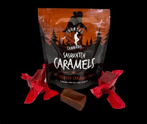 Country Cannabis Sasquatch Caramels 25mg Thc Twin Cities High