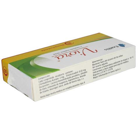 Viora Clormadinona Acetato 2 Mg Etinilestradiol 003 Mg 21