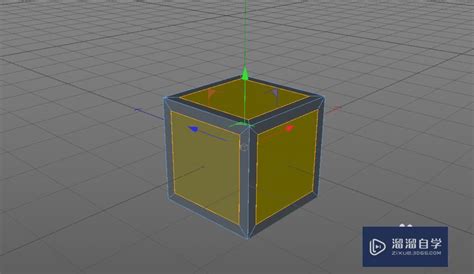 如何使用c4d内部挤压工具？溜溜自学网