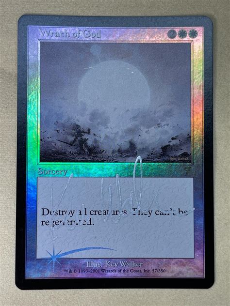 【foil】《神の怒りwrath Of God》 7ed サインカード By メルカリ