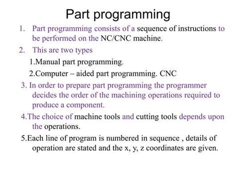 manual part programming pptx
