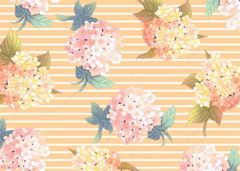 Yellow Hydrangea Flower With Stripes Background Yellow Hydrangea