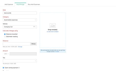 Expenses User Guide Zoho Expense With Per Diem Expense Report
