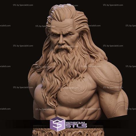 Ivar The Runic Warrior Bust 3d Printer Files Specialstl
