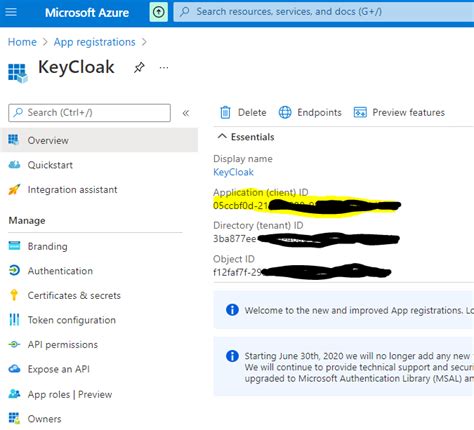 Microsoft Azure Active Directory As Keycloak Identity Provider Greb Integration