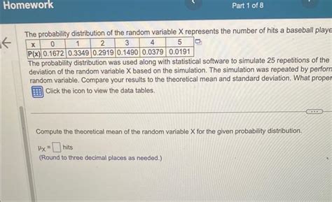 Solved The Probability Distribution Of The Random Variable X Chegg