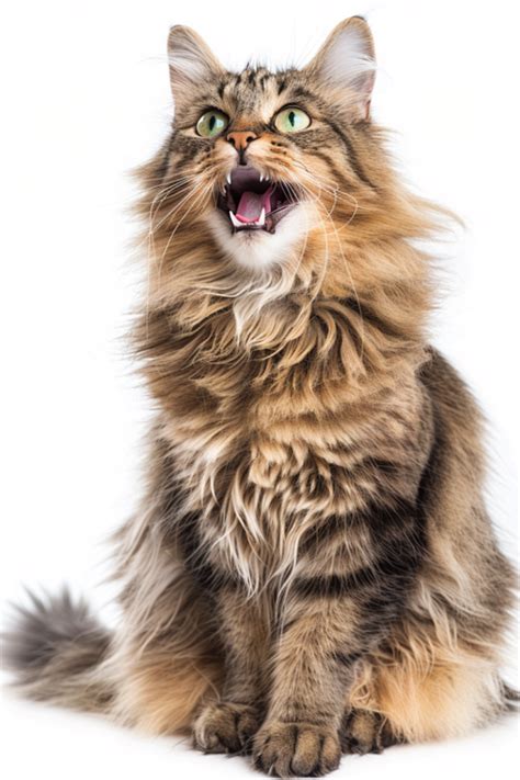 可爱的猫咪缅因猫宠物摄影图片