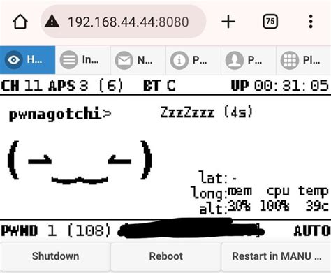 Pwnagotchi Doesnt Go To Ai Mode R Pwnagotchi