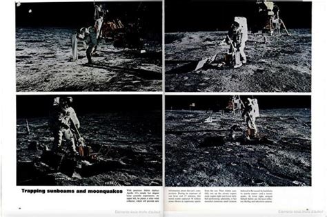 Apollo 11 Buzz Aldrin With Lunar Experiments The Lm Eagle And The Us