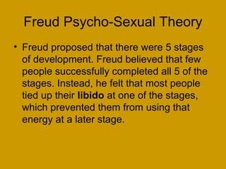 Freud Psycho Sexual Theory PPT Sexual Conditions Sexual Health