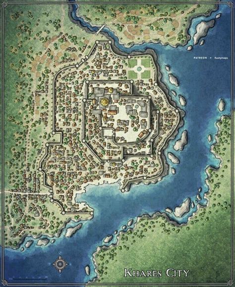 Pin On Dandd City World Maps