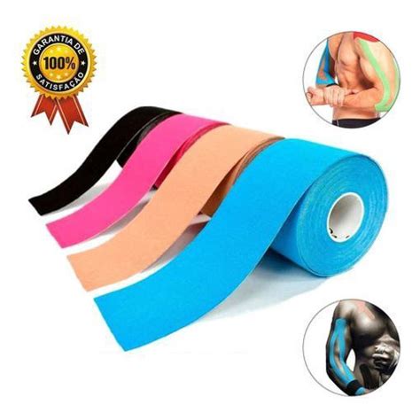Kinesio Taping Fita Adesiva Fisioterapia Muscular Bandagem em Promoção na Americanas