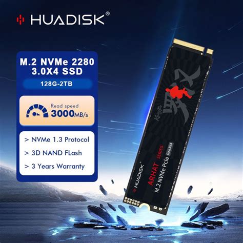 128 ГБ Внутренний жесткий диск HUADISK M.2 NVME 128ГБ жесткий диск ssd ...