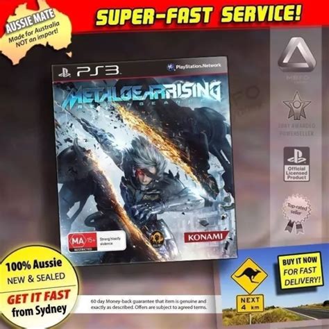 METAL GEAR RISING Revengeance PS3 NEW Genuine AU Game Sony PlayStation