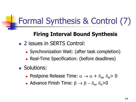 Ppt Formal Synthesis And Control Of Soft Embedded Real Time Systems Powerpoint Presentation