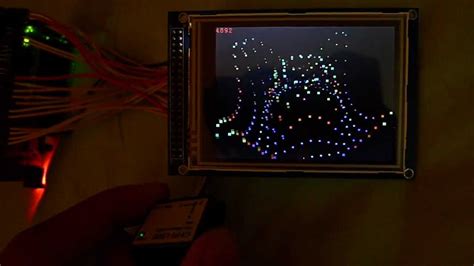 PIC32 3D Rotation With IMU Input Arduino Compatible With QVGA LCD