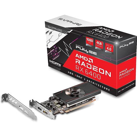 Sapphire Radeon RX 6400, 4GB GDDR6, PULSE (11315-01-20G)
