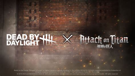 【公式】dead By Daylight On Twitter 約1年前、dead By Daylightに登場した『進撃の巨人