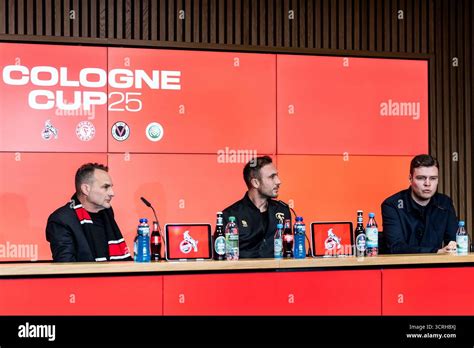 Holger Kirsch Prsident Viktoria Kln Niklas Mller Geschftsfhrer Fortuna Kln Lukas