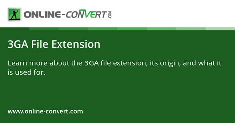 3ga File Extension