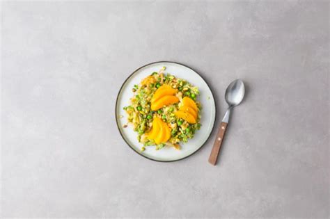 Vegetarische Zomerse Stamppot Met Andijvie Wortel En Perzik Jumbo