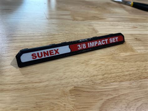 Packout Drawer Insert For Sunex 80 Pc 3 8 Master Impact Socket Set