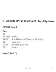 Mastering Linear Hypothesis Testing GLH Derivations And Course Hero