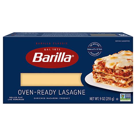 Barilla Pasta Oven Ready Lasagna Barilla Town And Country Markets