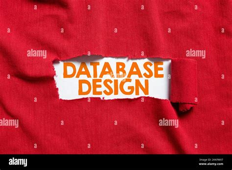 text caption presenting database design business showcase organisation