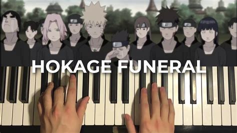 Naruto Hokage Funeral Theme Piano Tutorial Lesson Youtube