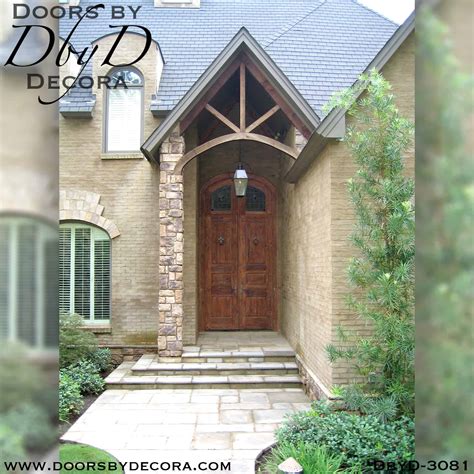 Custom Solid Door With Rustic Leaded Glass Entry Doors By Decora