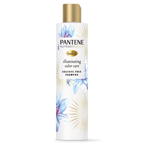 Pantene Sulfate Free Shampoo Illuminating Shampoo With Biotin Color