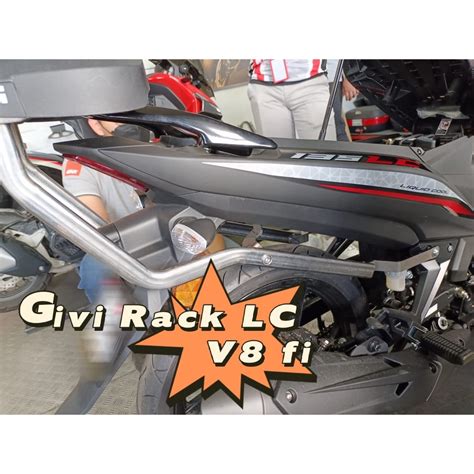 Monorack J Givi Heavy Duty Rack Hrx Yamaha Lc135 Fi V8 2022 Led Hrv V1