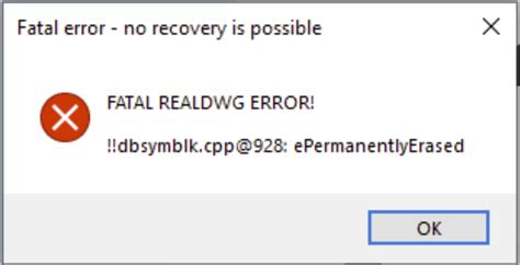 Fatal Realdwg Error While Saving In Inventor